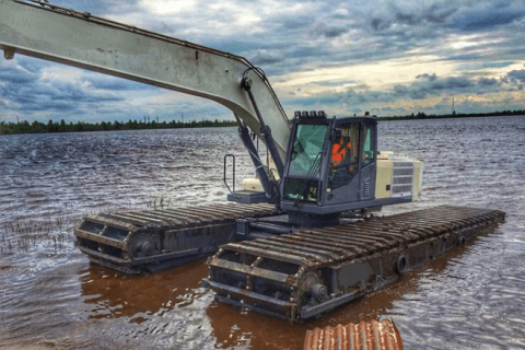 AE360 Floating Amphibious Excavator | Amphibious Excavator
