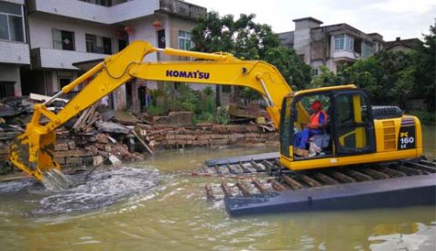 AE150 Floating Amphibious Excavator | Amphibious Excavator